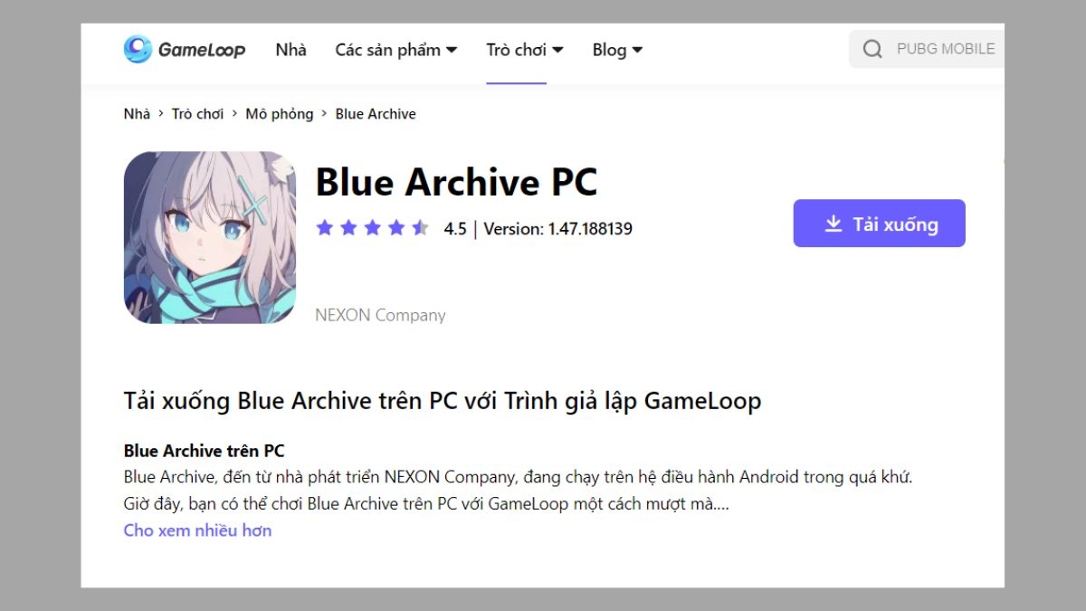 Cách tải game Blue Archive PC đơn giản và nhanh chóng